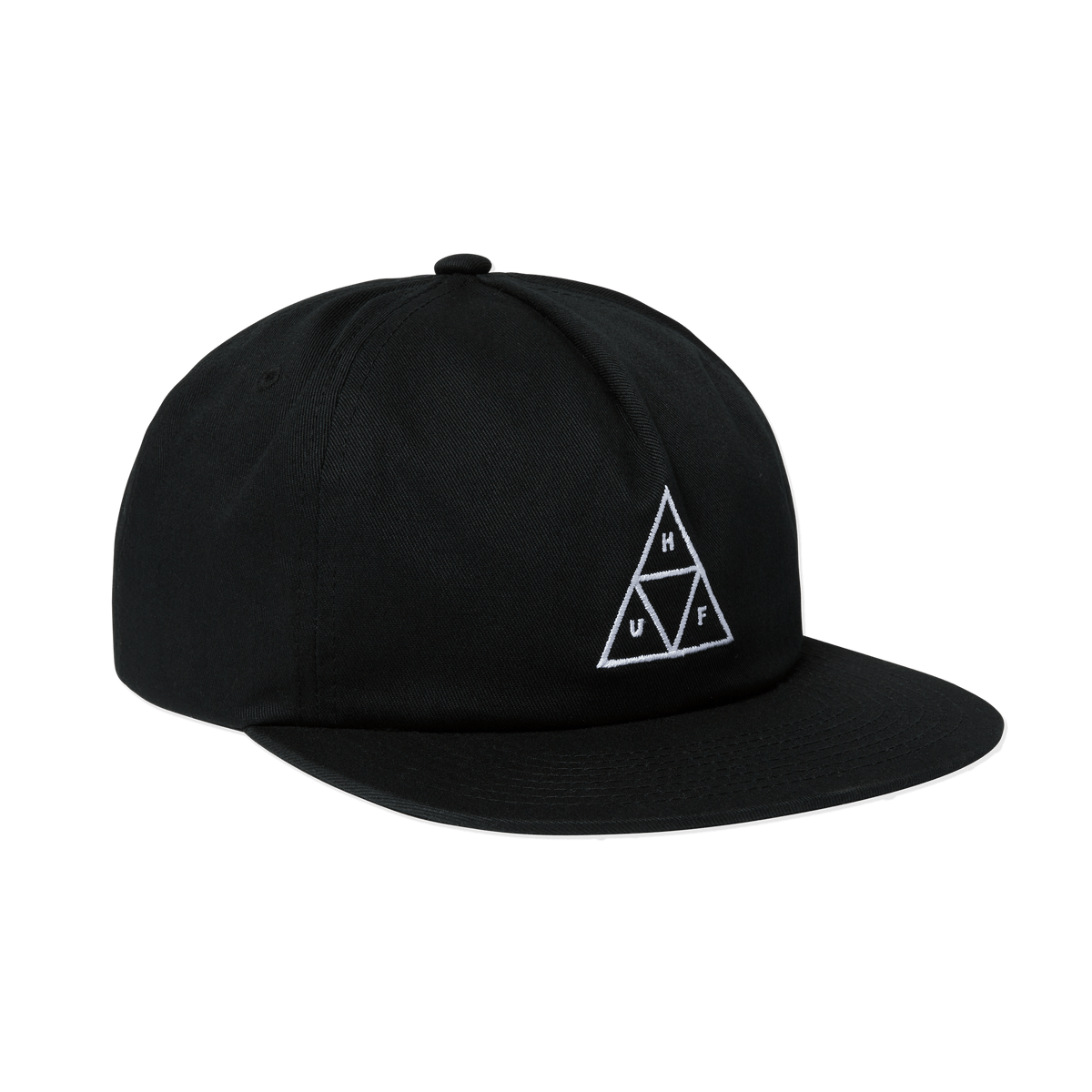 Huf Set Triple Triangle Snapback - Black